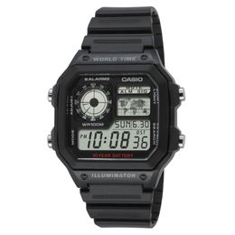 Casio Digitaluhr Herren Gr&ouml;&szlig;e One Size schwarz