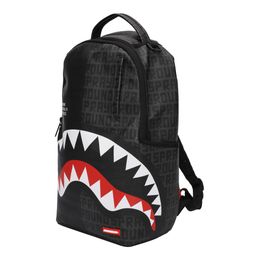 Sprayground Rucksack 'SHARK CENTRAL SPLIT INFINITY' Herren Gr&ouml;&szlig;e One Size anthrazit / rot / schwarz / wei&szlig;