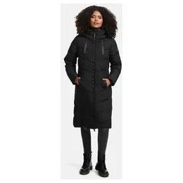 Winterjacke Navahoo "Schmatzib&auml;r", Damen, Gr. XXL, schwarz, Obermaterial: 100% Polyester; Innenseite: 100% Polyester; Futter: 100% Polyester, Jacken Winterjacke, mit weichem Teddyfell innen