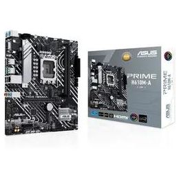 ASUS Mainboard "PRIME H610M-A-CSM", silber (schwarz, silber), B:26,8cm H:5,6cm T:27,4cm, Mainboards
