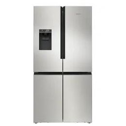 Siemens Multi Door "KF96DPPEA", Energieeffizienz: E (A-G), silber (geb&uuml;rsteter stahl antifingerprint), B:90,5cm H:183cm T:73,1cm, K&uuml;hlschr&auml;nke