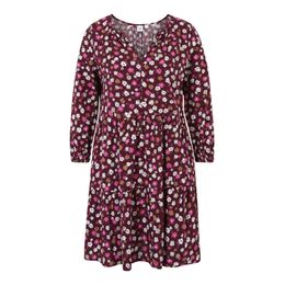 GAP Petite Kleid Damen Gr&ouml;&szlig;e 36 chamois / brombeer / pitaya / wei&szlig; Winterkleid