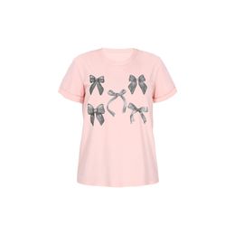 MIMO T-Shirt Damen Gr&ouml;&szlig;e S grau / pink