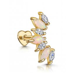 Kamiko Piercingschmuck 'Opal Spark' Damen Gr&ouml;&szlig;e One Size gold