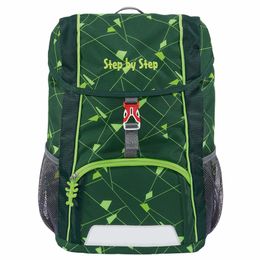Step By Step Rucksack 'Kid Shine' Jungen Gr&ouml;&szlig;e One Size grau / hellgr&uuml;n / dunkelgr&uuml;n / rot