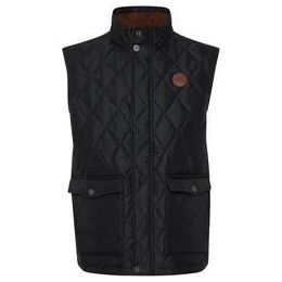 Steppweste FQ1924 "Steppweste FQAndo", Herren, Gr. M, schwarz (schwarz beauty), Obermaterial: 100% Nylon NY., Westen Steppweste
