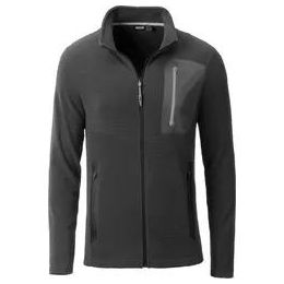 Fleecejacke LPO "SORREL MN", Herren, Gr. XL, grau, 93% Polyester, 7% Elasthan, Jacken Fleecejacke, hochgeschlossener Kragen
