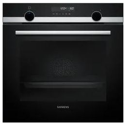 Siemens Pyrolyse Backofen "HB578GBS3", Energieeffizienz: A+ (A+++-D), grau (edelstahl), B:59,4cm H:59,5cm T:54,8cm, Back&ouml;fen, 30 Automatikprogramme dank cookControl30, Selbstreinigungsfunktion
