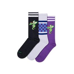 Happy Socks Socks '3-Pack Dragon Socks' male Pink size 41-46