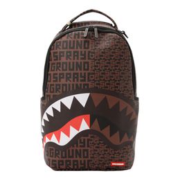Sprayground Rucksack 'MONEY SPLIT' Herren Gr&ouml;&szlig;e One Size braun / rot / schwarz / wei&szlig;