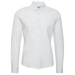 Langarmhemd Casual Friday "Langarmhemd CFArthur", Herren, Gr. 3XL, N-Gr, wei&szlig; (hellwei&szlig;), Obermaterial: 72% Baumwolle CO. 24% Polyester PES. 4% Elasthan EL., Hemden