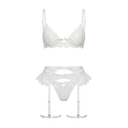L.BEV W&auml;sche-Sets 'L'amore Bianco Set' Damen Gr&ouml;&szlig;e 75 wei&szlig;