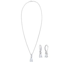 Elli Schmuckset Damen Gr&ouml;&szlig;e One Size silber / wei&szlig;