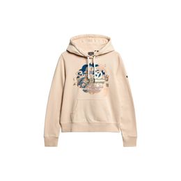 Superdry & Co Sweatshirt 'Itago' Damen Gr&ouml;&szlig;e S beige / blau / gold / flieder