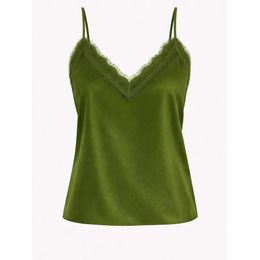 Worldclassca Top 'Spaghetti Lace Trim Top' female Green size XS/M