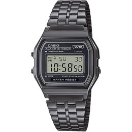 CASIO VINTAGE Digitaluhr Herren Gr&ouml;&szlig;e One Size schwarz / silber