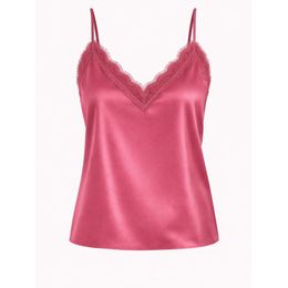 Worldclassca Top 'Spaghetti Lace Trim Top' female Pink size XS/M