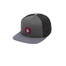 Volcom Cap 'QUARTER TWILL' Herren Gr&ouml;&szlig;e 55/60 hellgrau / rot / schwarz / wei&szlig;