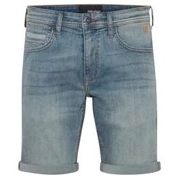 Jeansshorts Blend "Jeansshorts BHDenim", Damen, Gr. M, N-Gr, blau (denim vintage blau), Obermaterial: 70% Baumwolle CO. 28% Polyester PES. 2% Elasthan EL., Jeans Jeansshorts