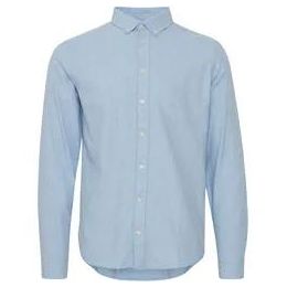 Langarmhemd Casual Friday "Langarmhemd CFAnton", Herren, Gr. 3XL, N-Gr, blau (chambray blau), Obermaterial: 100% Baumwolle CO., Hemden