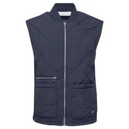 Steppweste Casual Friday "Steppweste CFOlas", Herren, Gr. XXL, blau (schwarz navy), Obermaterial: 100% Polyester PES., Westen Steppweste