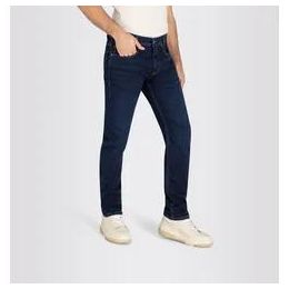 Tapered-fit-Jeans MAC "Jog ́n Jeans", Herren, Gr. 36, L&auml;nge 30, blau (dunkelblau authentic used), Denim/Jeans, Obermaterial: 90% Baumwolle, 8% Polyester, 2% Elasthan, unifarben, regular fit lang, Jeans, im Five-Pocket Style