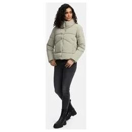 Winterjacke Marikoo "Jalliaa", Damen, Gr. S, grau (pebble grau), Obermaterial: 100% Polyester; Innenseite: 100% Polyester, Jacken Winterjacke, mit sch&ouml;nem Steppdesign