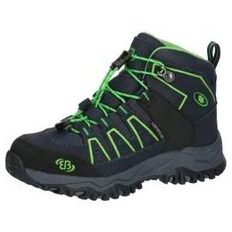 Br&uuml;tting Outdoorschuh BR&Uuml;TTING "Outdoorstiefel Mount Pinos High Kids", Kinder, Gr. 31, blau, Veloursleder, Schuhe Outdoorschuh
