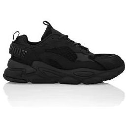 Sneaker Plein Sport "Track King", Damen, Gr. 48, Normalschaft, schwarz (0202, schwarz, schwarz), Schuhe Sneaker