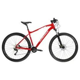 Mountainbike KROSS "KROSS MTB Hardtail Level 3.0 29" rot 18 G&auml;nge" Gr. 56, rot (rot, schwarz), Fahrr&auml;der, Herren, 56cm, 29 Zoll (73,66cm) hinten: 29 Zoll (73,66cm)