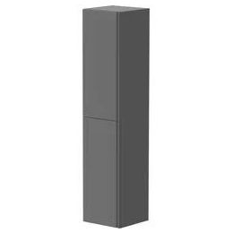 Hochschrank Welltime "Cosmos", grau, B:35cm H:160cm T:35cm, FSC-zertifizierter Holzwerkstoff, Schr&auml;nke, Hochschrank, mit Soft-Close Funktion, Breite 35 cm, H&ouml;he 160 cm, FSC