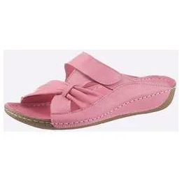 Pantolette Andrea Conti, Damen, Gr. 38, rosa (altrosa), Glattleder, Schuhe Pantolette