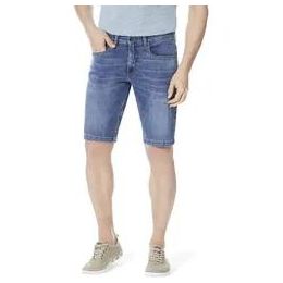 Bermudas Stooker Men "5-Pkt Style Summer Denim Bermudas", Damen, Gr. 36, blau (mid blau washed), Denim/Jeans, 99% Baumwolle, 1% Elasthan, gerade kurz, Hosen Bermudas, Sommer Straight Fit Casual Stretchdenim f&uuml;r Herren