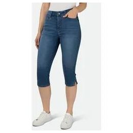 7/8-Jeans STOOKER WOMEN "Capri Denim Skinny Fit Jeans", Damen, Gr. 44, L&auml;nge 19, blau (blau denim), Denim/Jeans, 78% Baumwolle, 20% Polyester, 2% Elasthan, skinny fit 7/8-L&auml;nge, Jeans, Skinny Fit Casual Clean Wash Denim Jeans Magic Shape Effekt f&uuml;r Damen