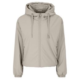 Covered Jacke 'PAM2' Sommerjacke sehr leicht mit Kapuze Damen Gr&ouml;&szlig;e M beige