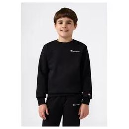 Sweatshirt Champion "SPORTWEAR CREWNECK Standard Fit", Jungen, Gr. M (140/146), nbk, ns, Obermaterial: 73% Baumwolle, 27% Polyester, normal, Rundhals, Sweatshirts Sweatshirt, f&uuml;r Kinder