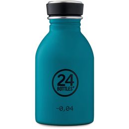 24Bottles Trinkflasche 'Urban '250 ml Herren Gr&ouml;&szlig;e one size petrol / schwarz / silber