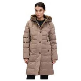 Steppjacke Gil Bret "Damen mit Kapuze", Damen, Gr. 46, braun, Obermaterial: 100% Polyester. Besatz: 92% Polyester, 8% Elasthan. Futter: 100% Polyamid. F&uuml;llung: 100% Polyester. &Auml;rmelfutter: 100% Polyester, figurbetont, Jacken Steppjacke