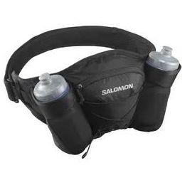 Laufg&uuml;rtel Salomon "CROSS BELT 2 BOTTLES", Damen, schwarz, Obermaterial: 100% Polyamid, G&uuml;rtel, sportlicher Stil, zum Durchziehen