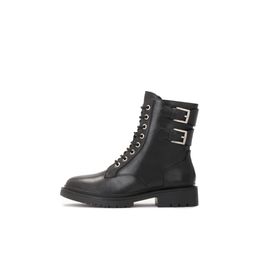Kazar Schn&uuml;rstiefelette Damen Gr&ouml;&szlig;e 39 schwarz / silber Winterschuhe