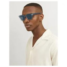 Jack & Jones Sonnenbrille JACK & JONES "JACPONTUS SUNGLASSES NOOS", Damen, grau (dunkelgrau), unifarben, Sonnenbrillen Sonnenbrille