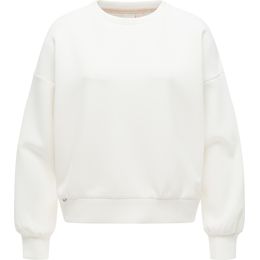 Ragwear Sweatshirt 'Wuss Solid' Damen Gr&ouml;&szlig;e M elfenbein