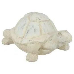 Dekofigur I.GE.A. "Schildkr&ouml;te aus Keramik", beige (creme), B:17cm H:12cm, Keramik, Dekofiguren, Deko Garten Figur Antik-Look Panzertier Gartendeko Tierfigur Statue