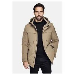 Outdoorjacke NEW CANADIAN "CO-3", Herren, Gr. 52, braun (camelfarben), 100% Polyester, unifarben, normal, ohne Ausschnitt, Jacken Outdoorjacke, mit Fleece-Einsatz am Innenkragen