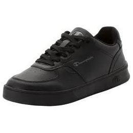 Sneaker Champion "NEWMAN Low Cut Shoe", Herren, Gr. 44, schwarz (triple nbk), Synthetik, Schuhe Sneaker