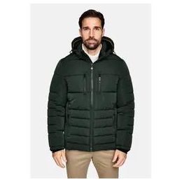 Outdoorjacke NEW CANADIAN "dry iQ", Herren, Gr. 27, gr&uuml;n (dunkelgr&uuml;n), 100% Polyester, unifarben, normal, ohne Ausschnitt, Jacken Outdoorjacke, mit Fleece-Einsatz am Innenkragen