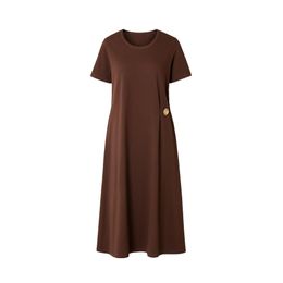 Stil Diva Kleid Damen Gr&ouml;&szlig;e 48 braun Winterkleid