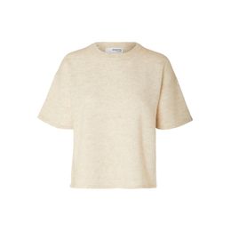 Selected Pullover 'MALINE-LILIANA' Damen Gr&ouml;&szlig;e XXXL beige