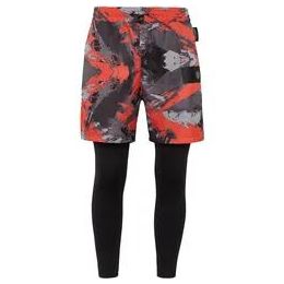 Sporthose Plein Sport "Camouflage", Herren, Gr. XXL, US-Gr&ouml;&szlig;en, orange (0220, schwarz, orange), Obermaterial: 90% Polyester, 10% Elasthan, Hosen Sporthose