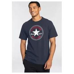 T-Shirt Converse "CHUCK LOGO TEE", Herren, Gr. S, Converse navy, Obermaterial: 100% Baumwolle, Shirts T-Shirt